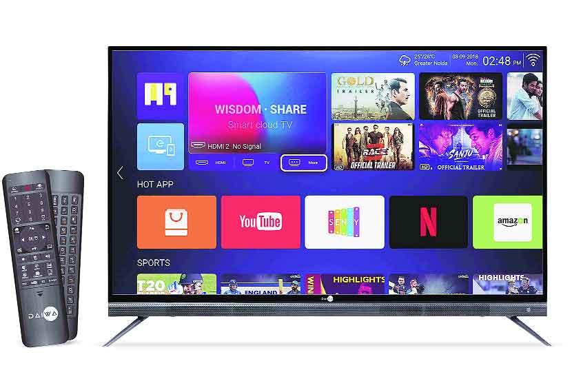 नवलाई : ‘दायवा’चा ६५ इंची टीव्ही - Marathi News | Information On Some ...