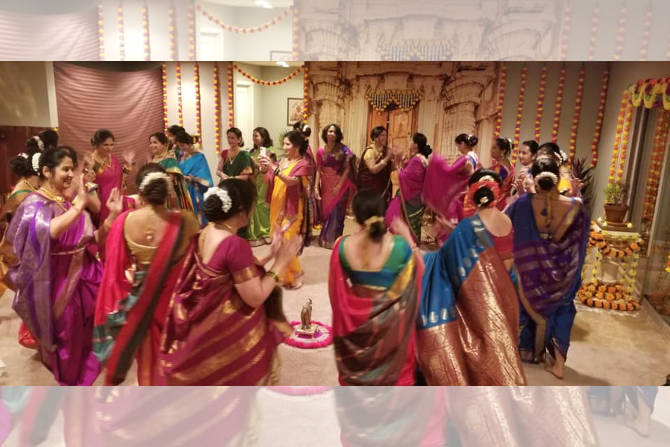 अमेरिकेत पार पडला पारंपरिक भोंडला - Marathi News | Bhondla Celebration ...