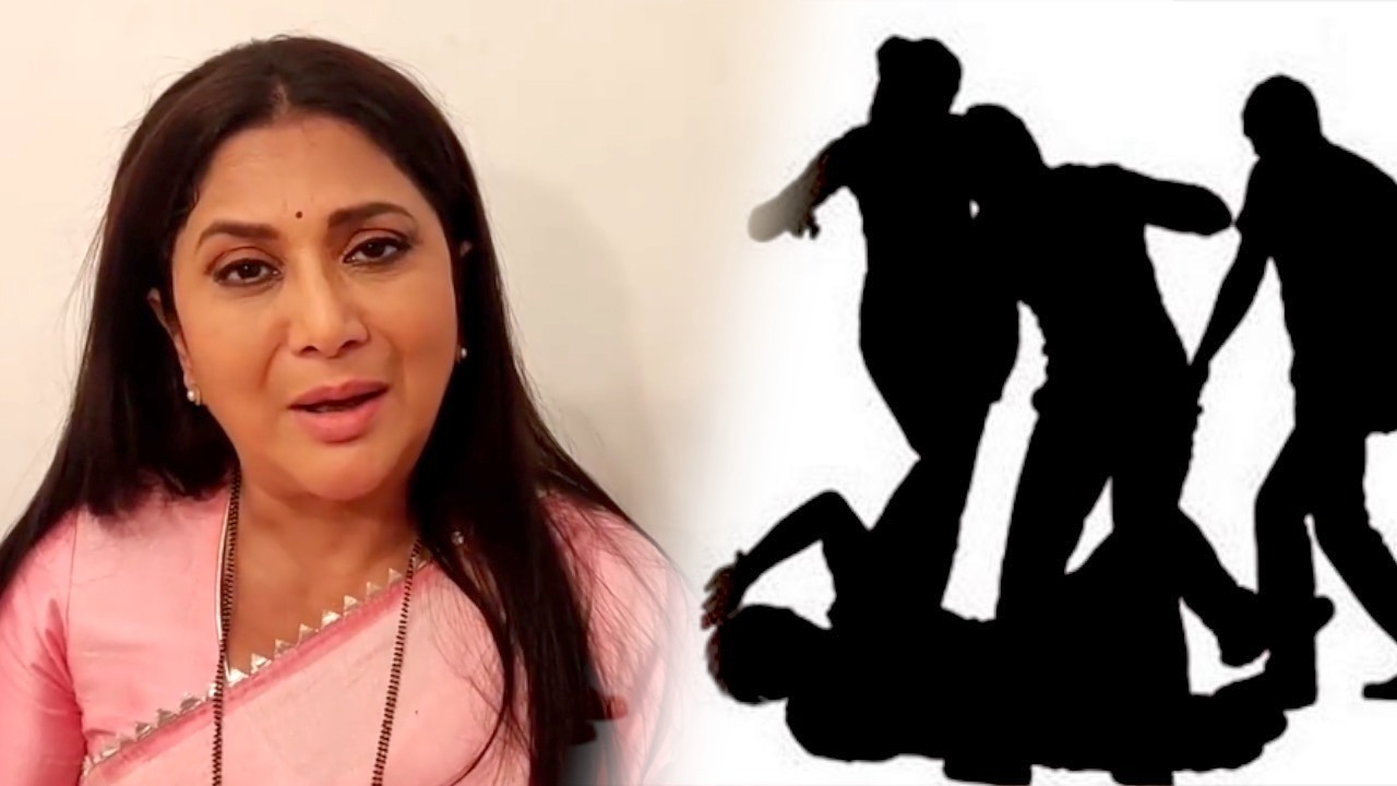 भर रस्त्यात निवेदिता सराफ यांना धमकावत त्यांच्या ड्रायव्हरला मारहाण ...