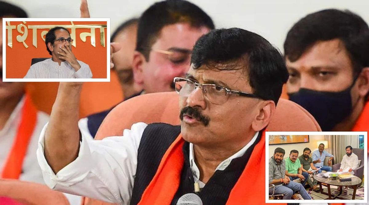 "तुमचं चिन्ह तुम्ही निर्माण करा ना," संजय राऊत यांचं शिंदे गटाला जाहीर ...