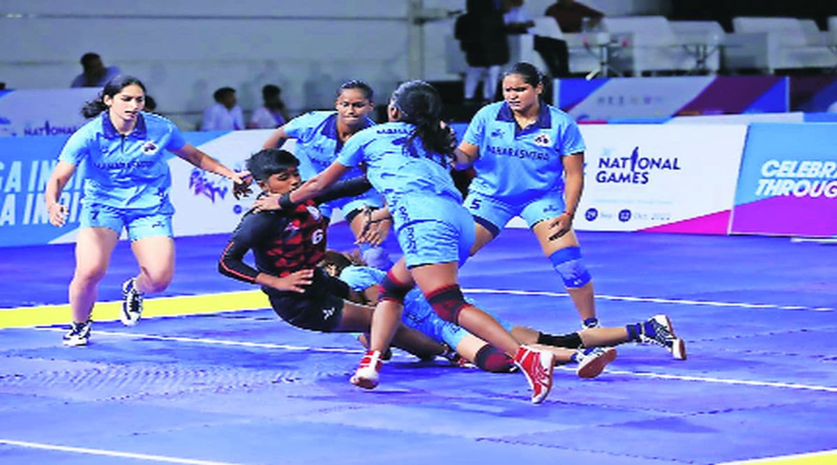 National Sports Tournament Maharashtra Kabaddi Team Semi Finals Women team ysh 95