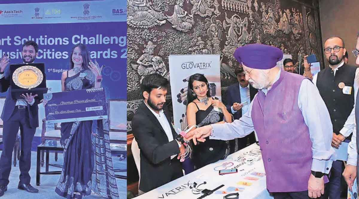 glovatrix developed fifth sense device useful for the deaf and dumb zws 70