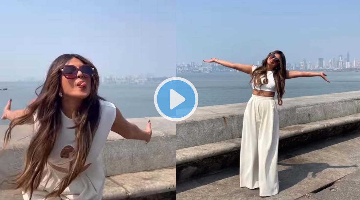 priyanka chopra danced on bluffmaster movie song at marine drive watch ...