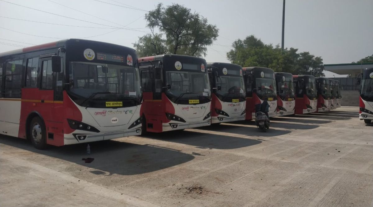 As there is no charging system half of the electric buses stand in depo ...