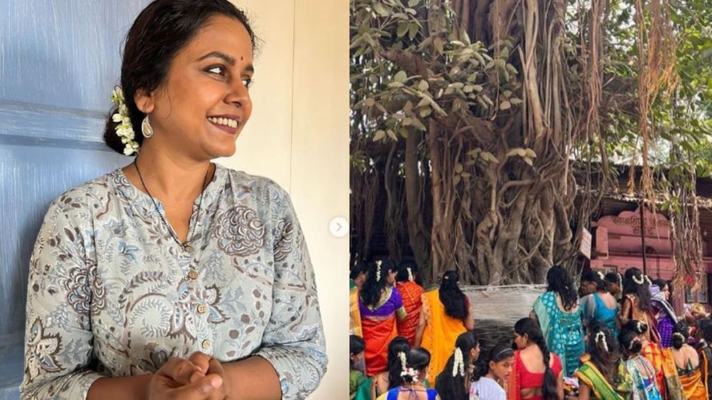 "आता मी वडाची पूजा करु काय?" हेमांगी कवीने वटपौर्णिमेला नवऱ्यालाच विचारला प्रश्न, म्हणाली ...