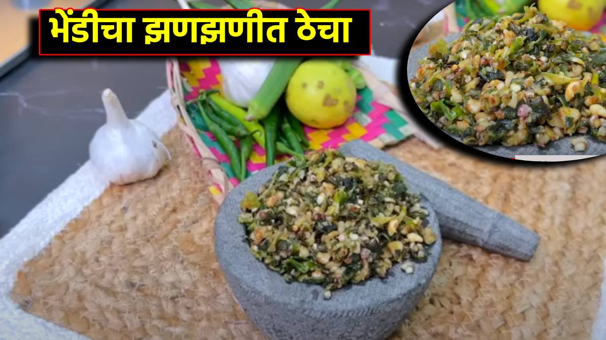 try out bhendi cha thecha recipe okra thecha How to make Okra Thecha Recipe