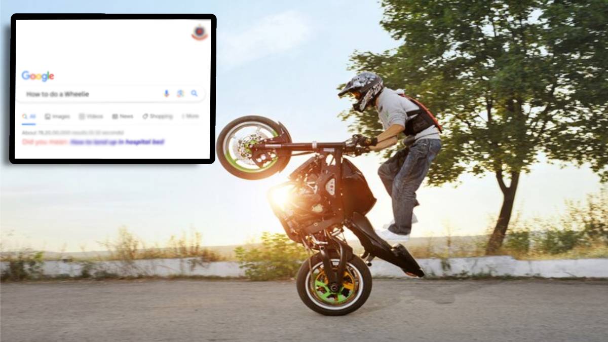 "बाईक व्हिली कशी मारायची " स्टंटबाजांसाठी दिल्ली पोलिसांचे मजेशीर मीम, म्हणाले, हॉस्पीटल बेडवर ...