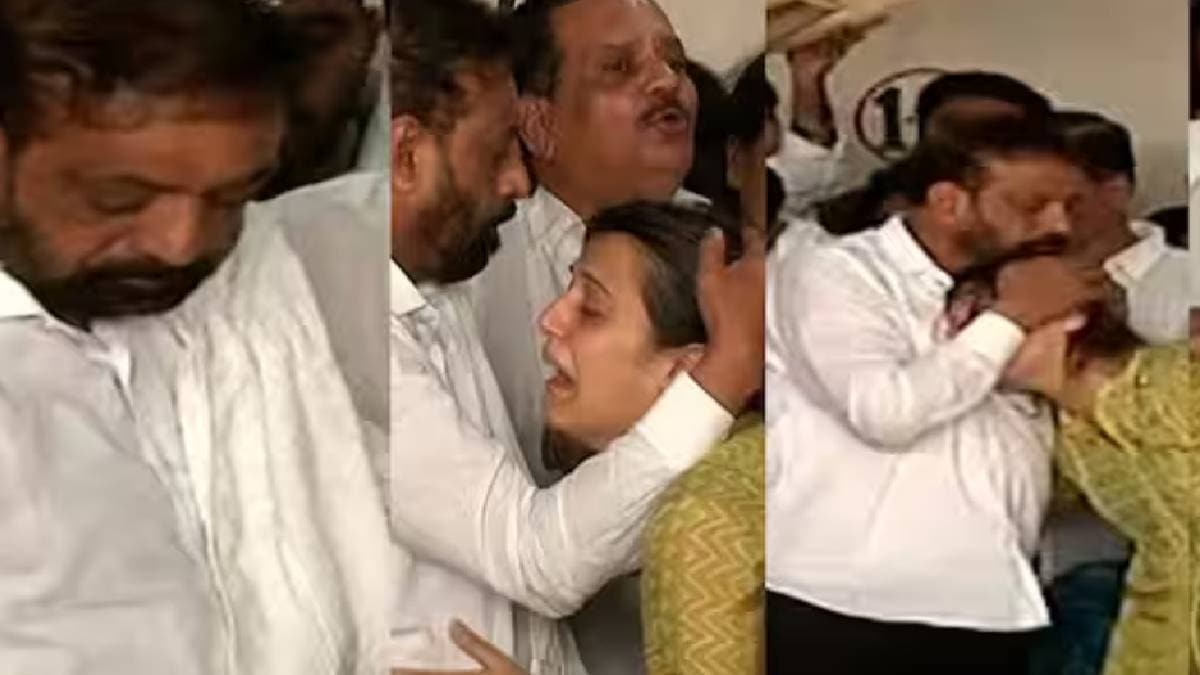 अभिषेक घोसाळकरांचं पार्थिव पाहून वडिलांनी फोडला टाहो! पत्नी आणि मुलीचं ...