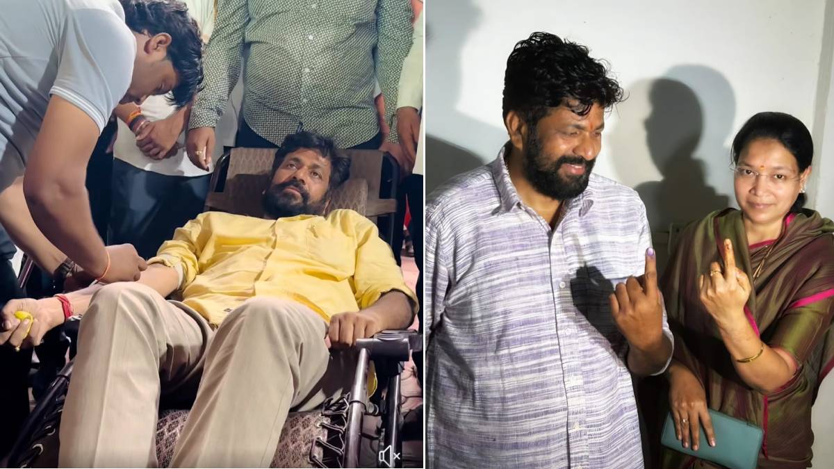 आमदार बच्‍चू कडूंचे आधी रक्‍तदान, मग मतदान | bacchu kadu donate blood ...