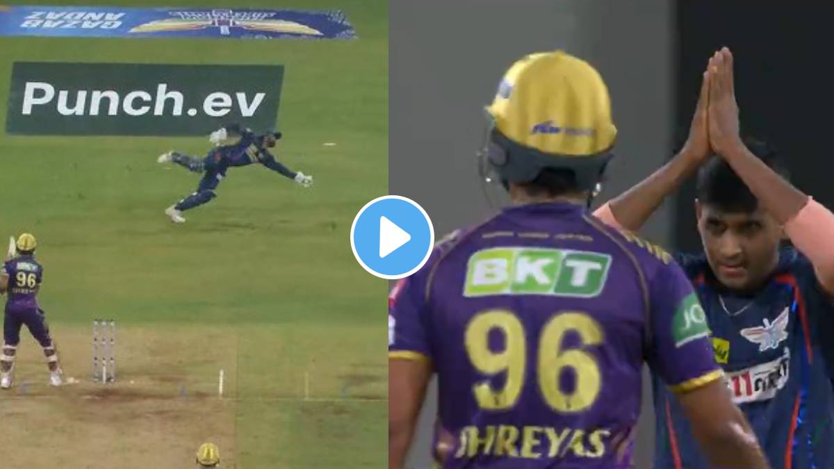 VIDEO : राहुलने सुपरमॅनप्रमाणे हवेत झेपावत घेतला श्रेयसचा अप्रतिम झेल, 'कॅच' पाहून गोलंदाजाने ...