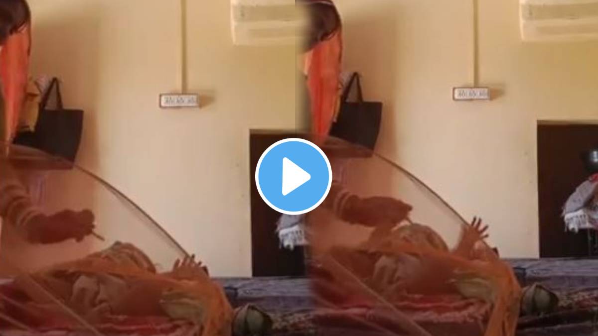 काकी आहे की वैरीण? झोपलेल्या बाळाला पाजलं विष Viral Video मध्ये घटना ...