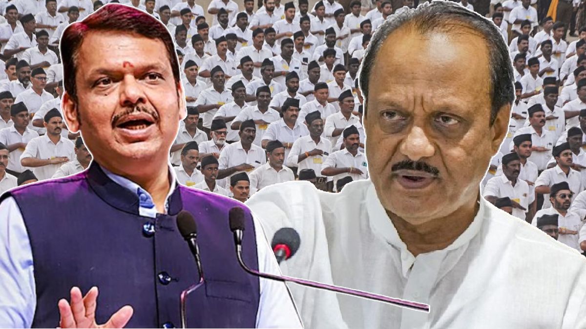 Do not criticized ajit pawar Maharashtra bjp request to rss leaders ...