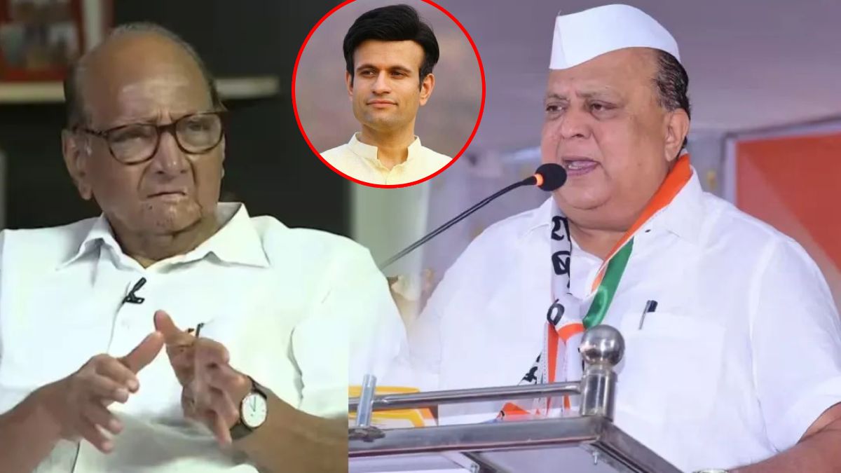 NCP ajit pawar group leader Hasan Mushrif challenge to samarjit Ghatge talk about sharad pawar