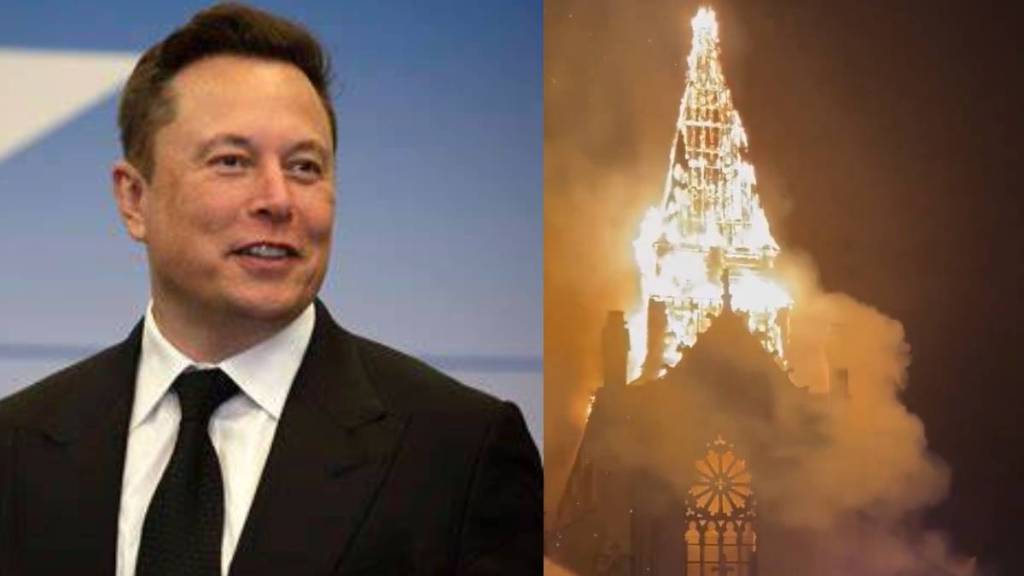 Church Fire Is This Definitely Arson? Elon Musk Raises Question After ...