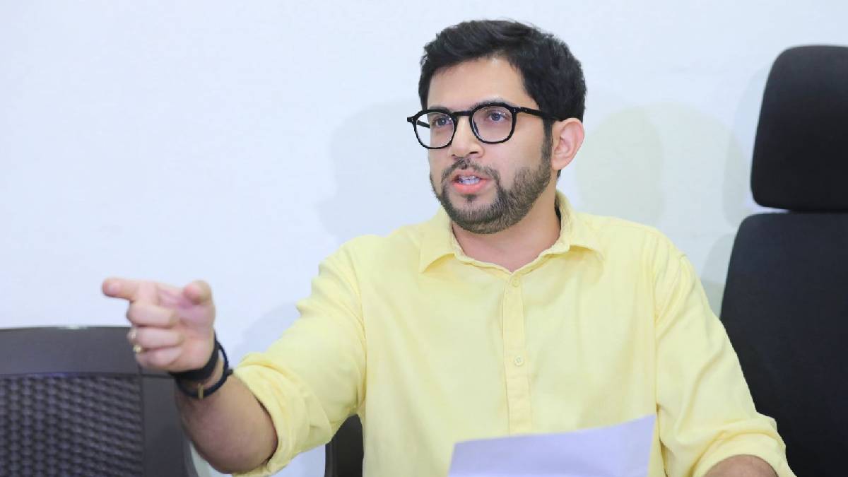 Aditya Thackeray slams Narendra Modi Eknath Shinde Thane Visit