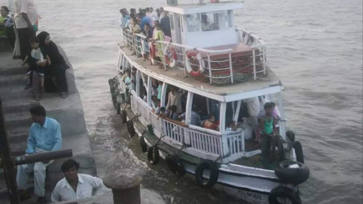 Uran local and Atal Setu affect Mora-Mumbai water transport | उरण लोकल ...