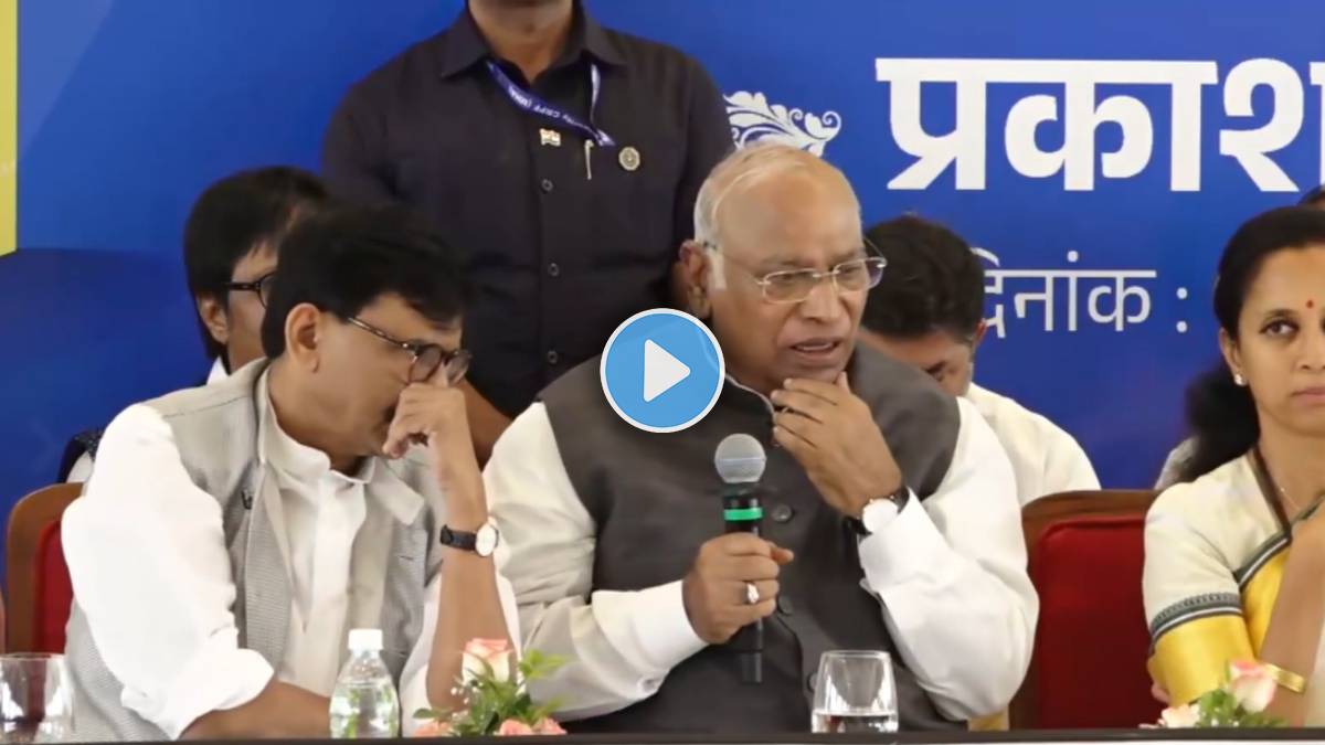 Mallikarjun Kharge in Marathi Samartha Ramdas Swami Ovi Sanjay Raut Clueless in Maharashtra ...