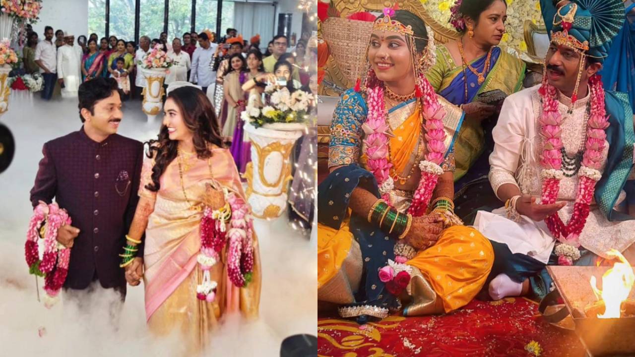 tula shikvin changlach dhada fame actress virisha naik and prashant nigade wedding photo ‘तुला ...