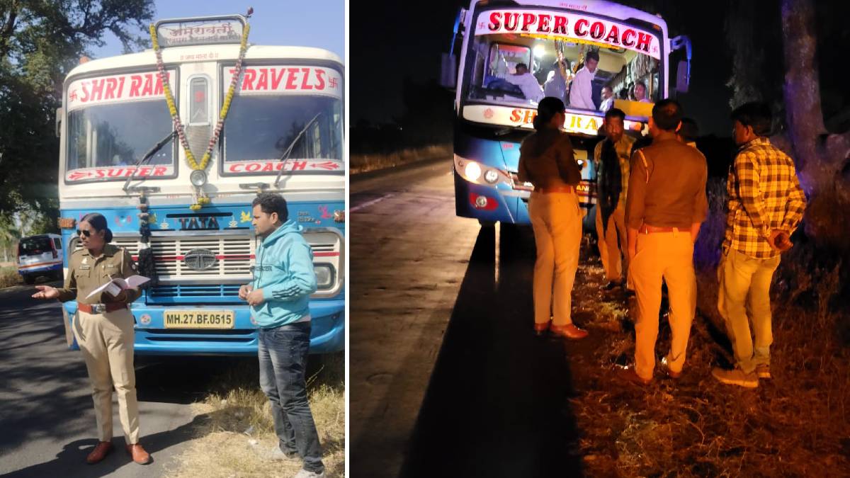 Amravati: A blow to private bus drivers. action by RTO अमरावती : खासगी ...