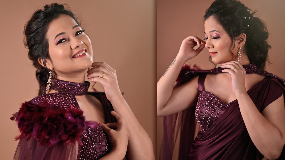 TV Actress Radha Sagar Glamorous Saree Look