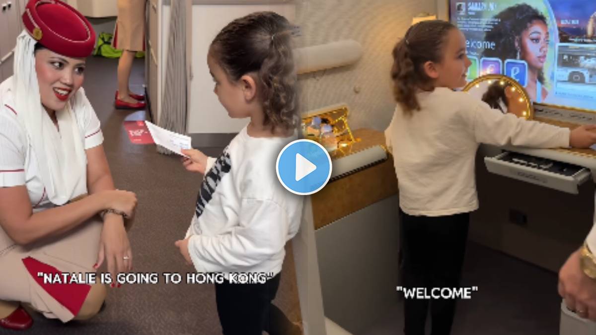 Video Shows Daughter flying first class for the very first time mother ...