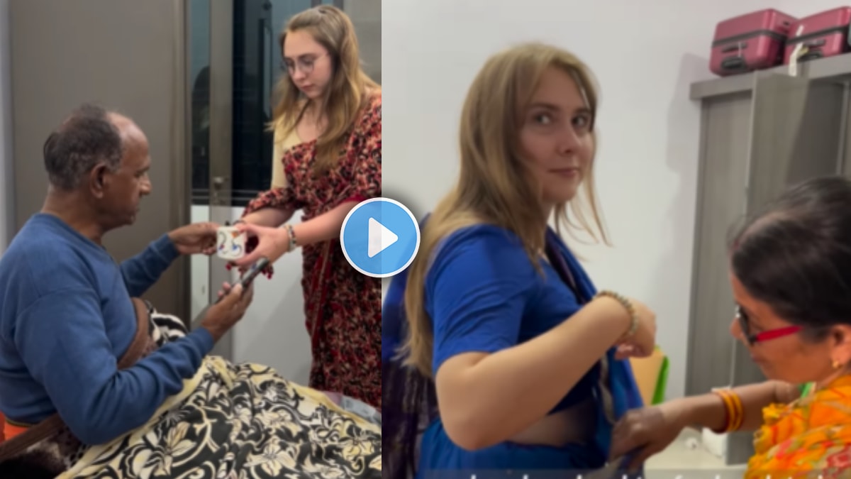 American foreign girl married to indian man and shared her after ...