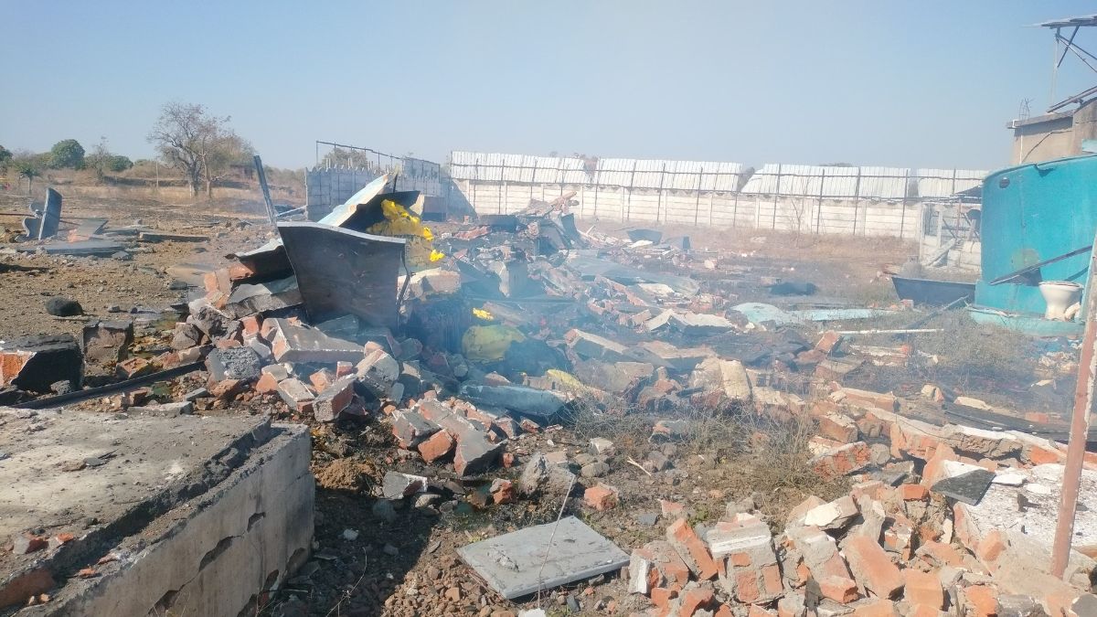 Explosion at fireworks company major disaster was averted due to lunch ...