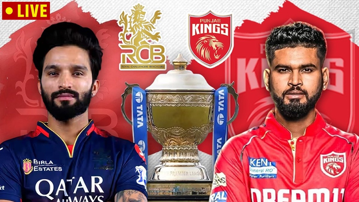 IPL 2025 Punjab Kings vs Royal Challengers Bengaluru Live Cricket Score ...