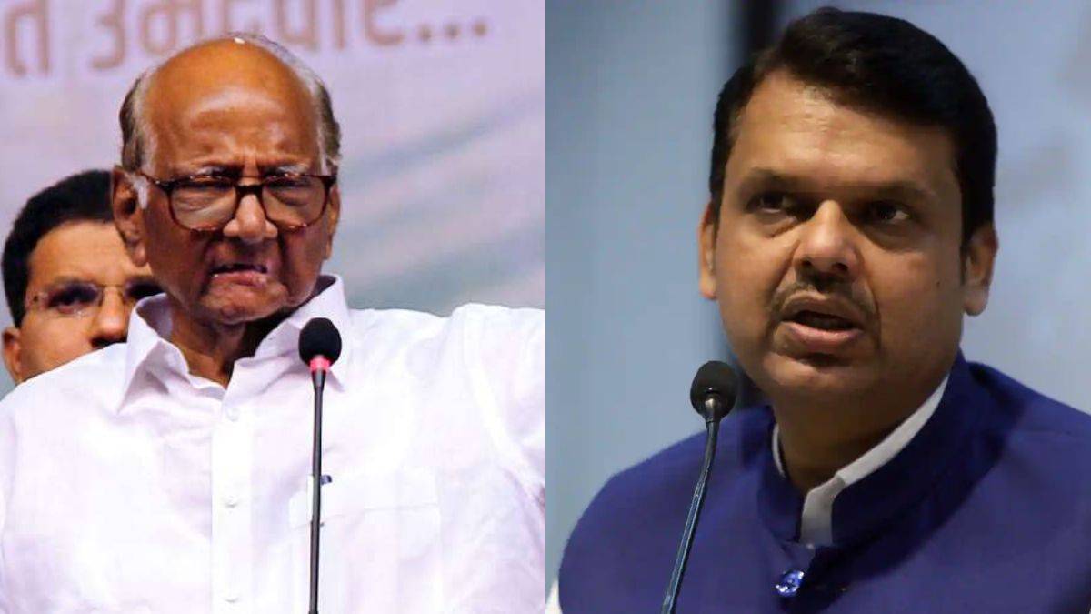 Sharad Pawar Taunt to Devendra Fadnavis Over His Comment on MP Sanjay Raut Book Swargatla Narak ...
