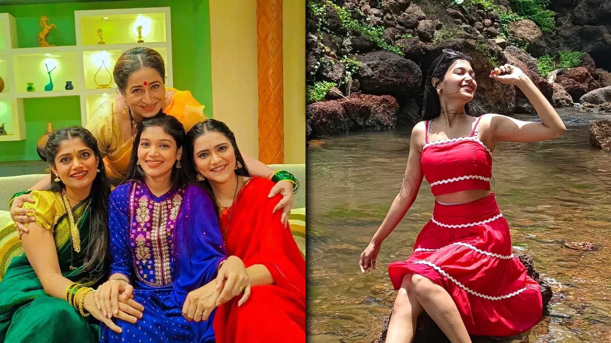 Lakshmichya Pavalani Fame Actress Rohini Naik Red Skirt-Top Photoshoot Viral On Social Media