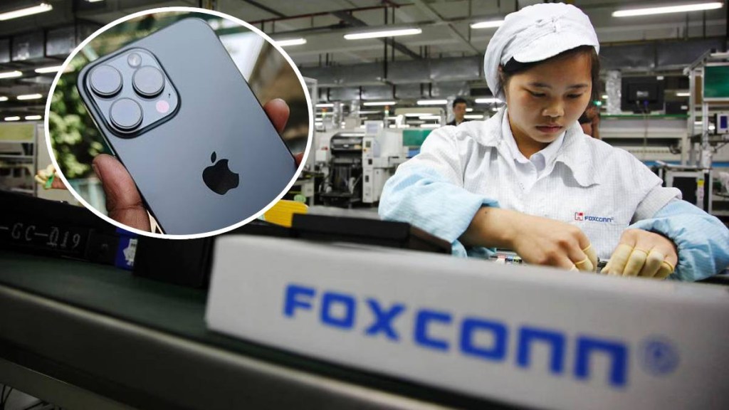 Foxconn hundreds of chinese engineers and technicians working in tamil nadu manufacturing unit ...