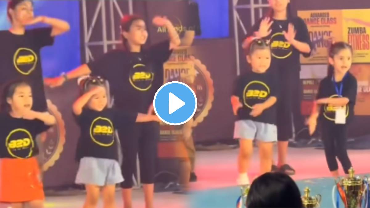 viral video little girl adorable moves on Ek Number Tujhi Kambar song ...