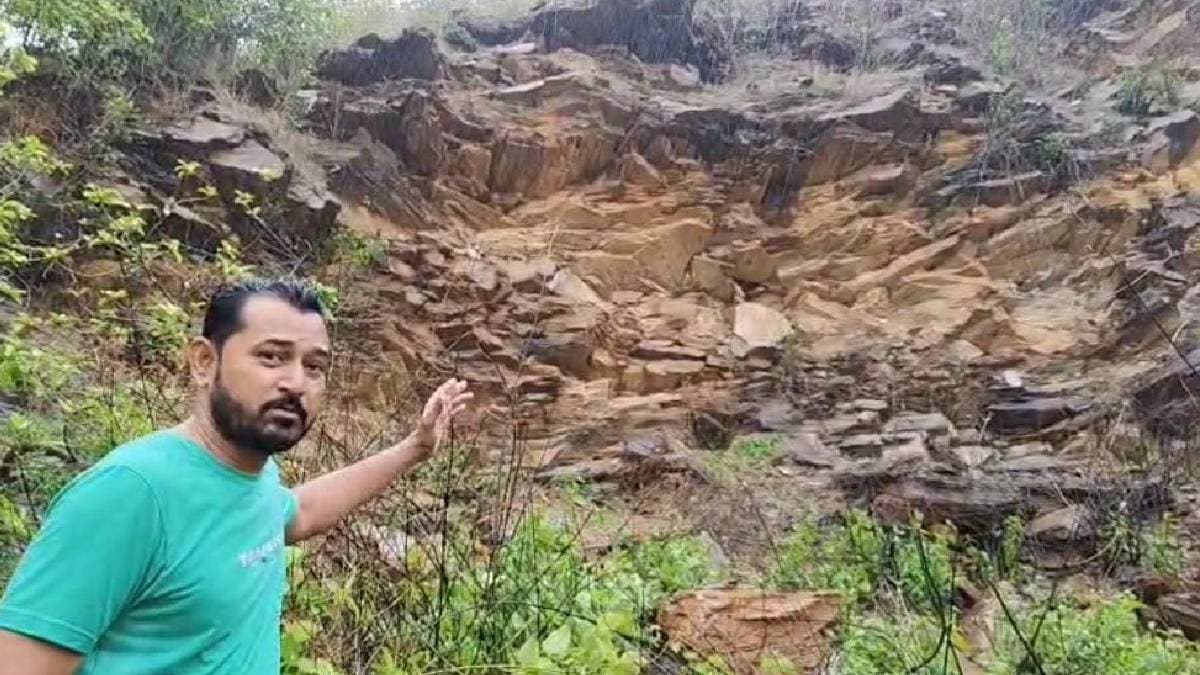 bhandara mahadev hill waterfall attracts tourists but heavy rains now ...