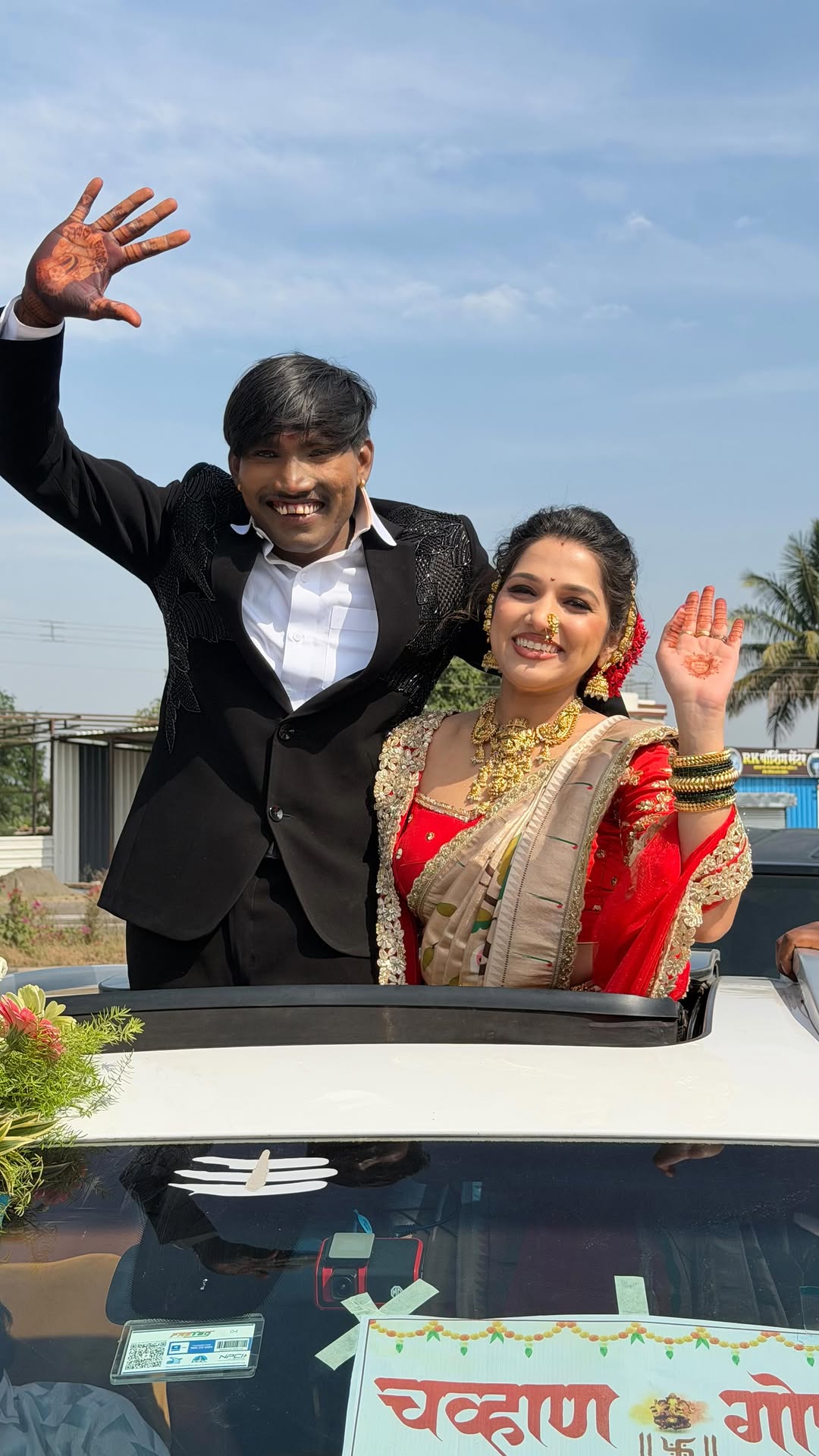 Bigg Boss Marathi Fame Suraj Chavan Marriage Actress Jahnavi Killekar Wedding Look Viral On ...