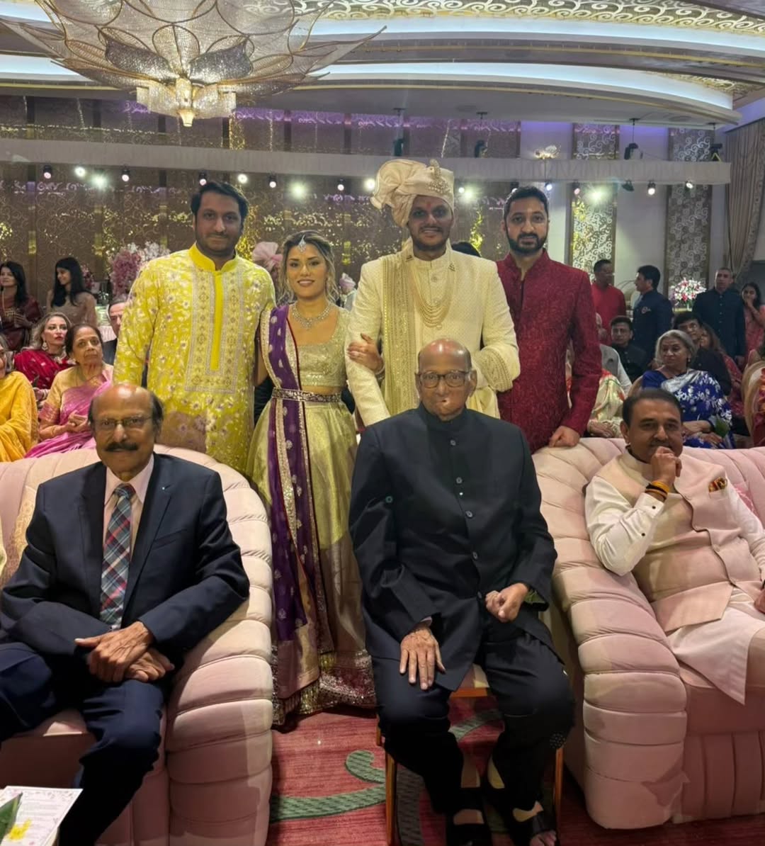 Ncp Leader Yugendra Pawar Tanishka Kulkarni Grand Wedding Ceremony At ...