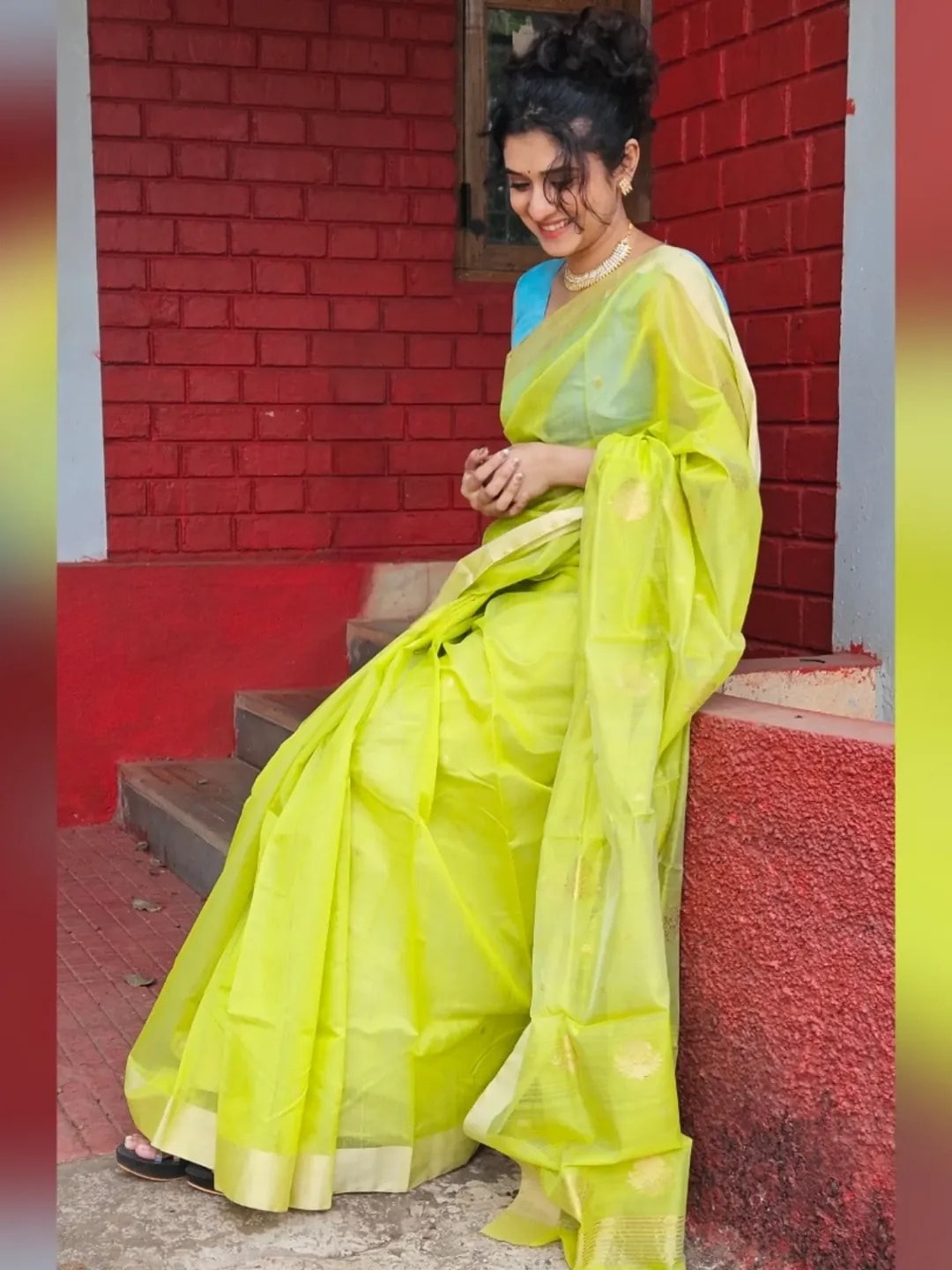 Kajalmaya Tv Serial Fame Actress Vaishnavi Kalyankar Gaikwad Green ...