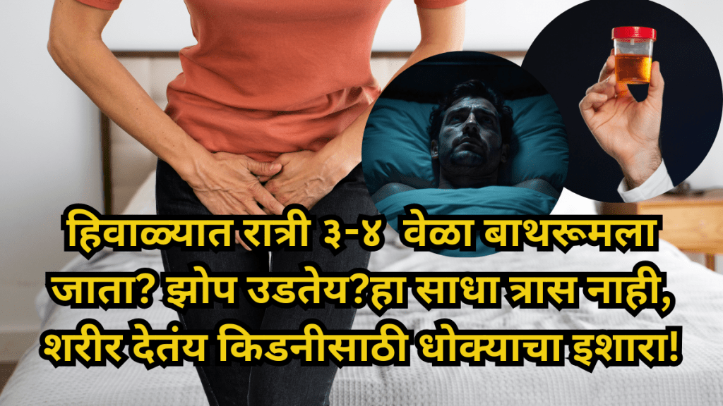 हिवाळ्यात रात्री ३-४ वेळा बाथरूमला जाता? झोप उडतेय?हा साधा त्रास नाही ...