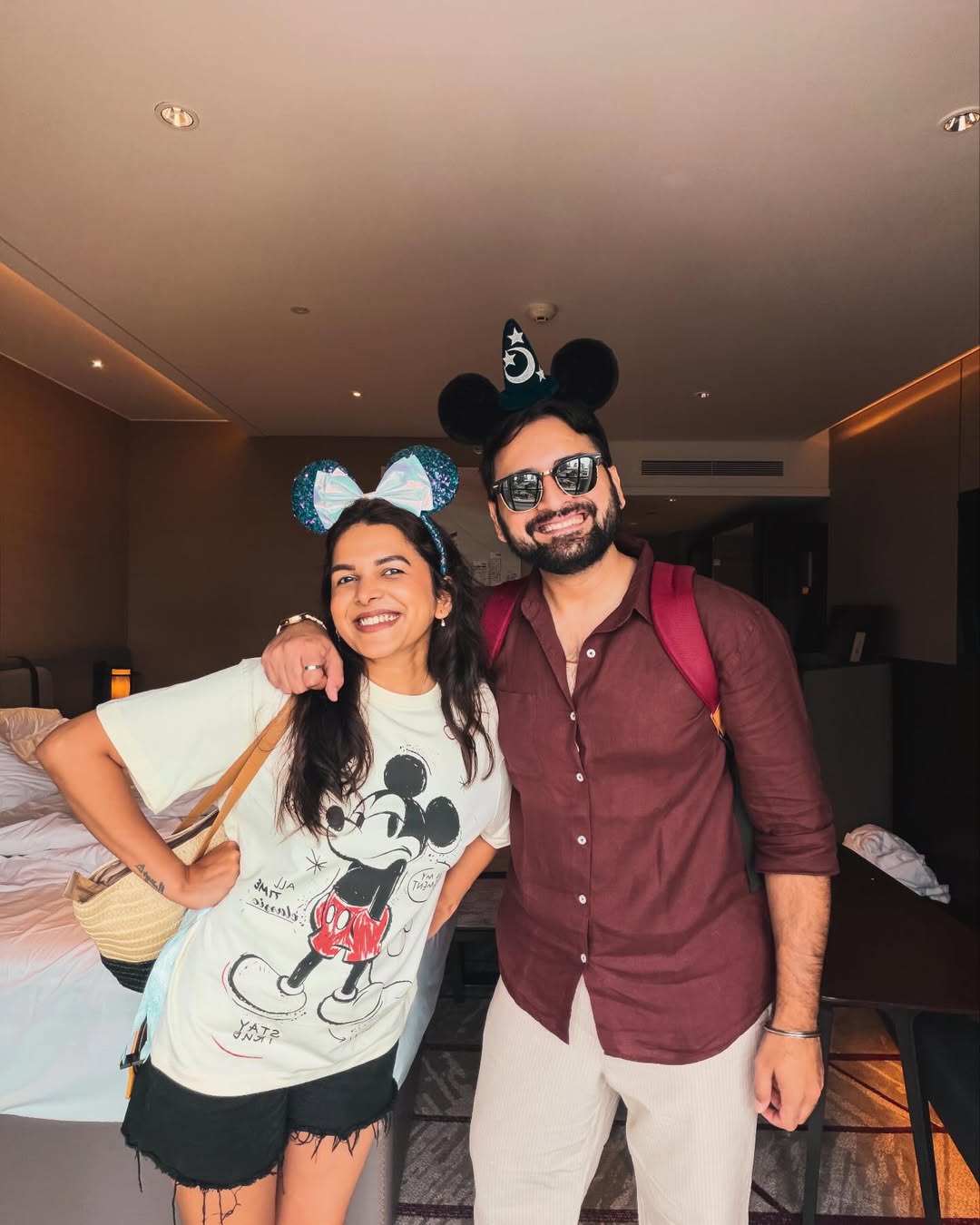 Actor Mitali Mayekar Siddharth Chandekar Romantic Photoshoot At Disney ...