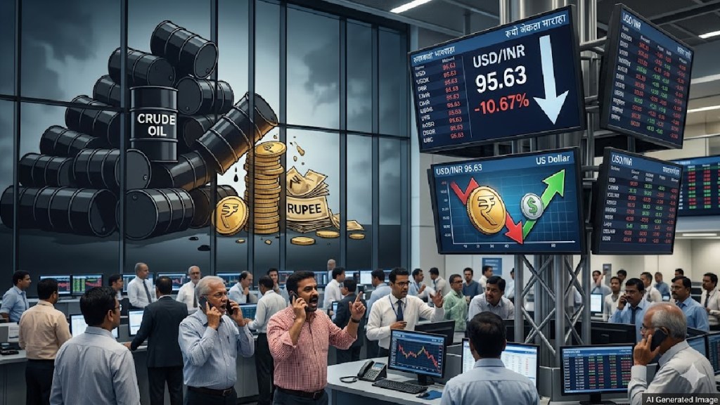 Indian Rupee Falls to Historic Low vs Dollar | रुपया ९५ च्या पार ...