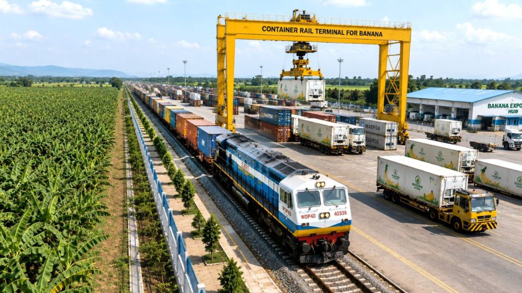 Jalgaon Banana Export Container Rail Terminal infrastructure: जळगावच्या ...