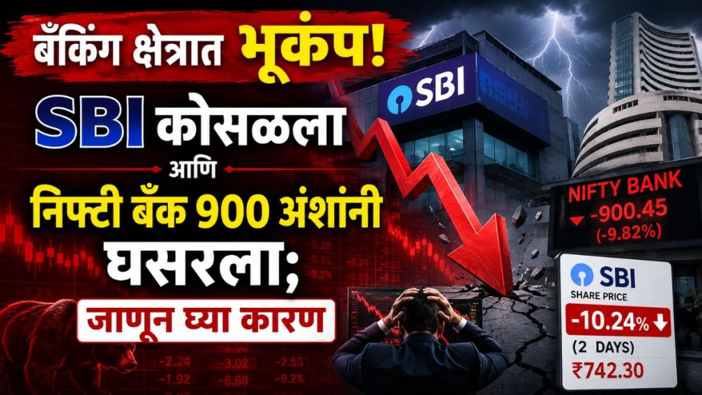SBI Share Crash: एसबीआयचे शेअर्स १०% कोसळले! बँकिंग क्षेत्रात खळबळ ...